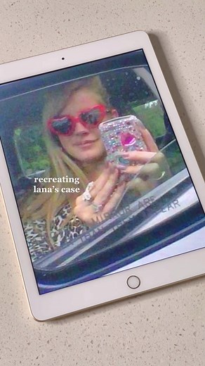 DIY Lana Del Rey Phone Case Tutorial