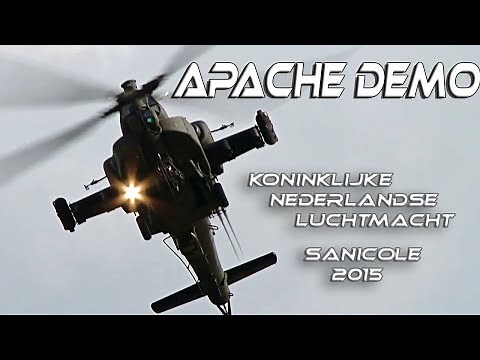 4Kᵁᴴᴰ AH-64 4K UHD Last Display Apache Demoteam Netherlands Apache ah 64 Sanicole 2015 .