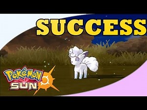 AMAZING! SHINY ALOLAN VULPIX in 127 Encounters!! | Pokemon Sun