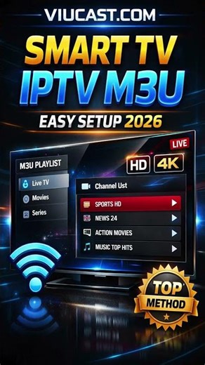 Looking to use Smart TV IPTV M3U in 2026