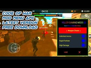 Code Of War Mod Menu Apk//Latest Version