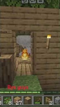 I build a treehouse and Survive this treehouse#minecraftshorts#viral