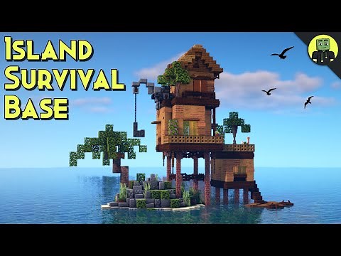 How To Build An Island Survival Base In Minecraft! [Tutorial]