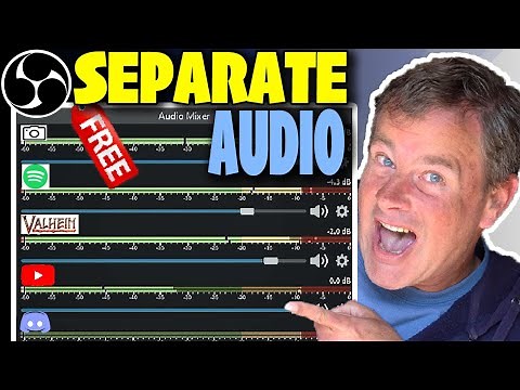How To Separate Audio In OBS - Games, Music, Discord All separated!