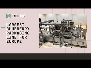 Largest blueberry packing line in Europe: Induser joint project 2018