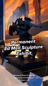 Permanent Ed Mell sculpture exhibit at the Maynard Dixon & Native American Art Museum If you are interested in collecting art by Ed Mell, our 2025 Spring Fine Art Auction has 11 works up for bidding. Lots begin to close Friday, May 23 at noon MST. Visit our website to learn more. #edmell #bronzesculpture #jackknife #marksublette #medicinemangallery | Mark Sublette Medicine Man Gallery