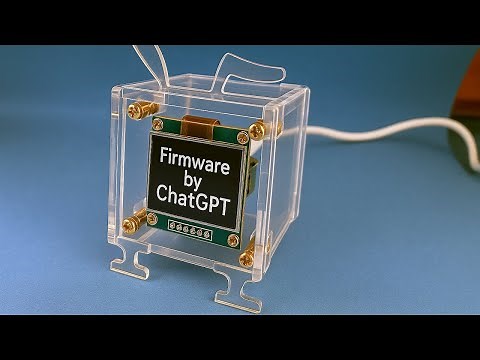 ESP-01 + ChatGPT = Full Firmware in 30 Min