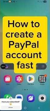 How to create a paypal account fast #short #shorts #techtutorials #paypalaccount #viralshorts2025