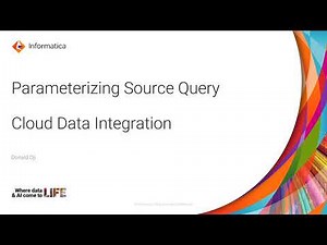How to Parameterize Source Query