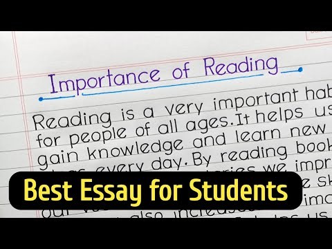 The Importance of Reading | Essay & Paragraph | Easy English for Students