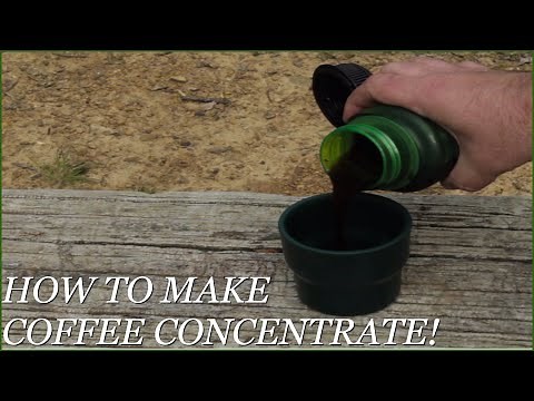 How to Make Coffee Concentrate for Camping and Backpacking