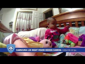 Actual Footage Camscura Lux Night Vision Hidden Camera