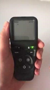 TESC GAS CONTROL - Changing time of day etc on already paired handset