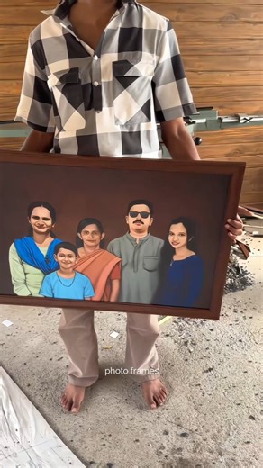 Photo frame on Instagram: "Family big frames available 💕😍 Message me a "HAI" to order 💕#gift"