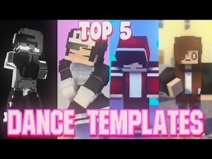 TOP 5 DANCE TEMPLATES [ MINE-IMATOR ] MINECRAFT ANIMATIONS [ TIKTOK ]