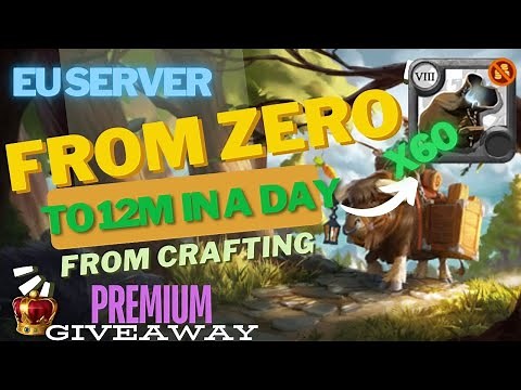 "From Zero to 12M Silver in One Day: The Ultimate Crafting Guide for Albion Online!"