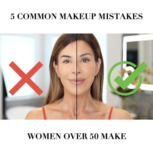 A few simple tweaks can make a world of difference! In this video, I'm sharing five makeup mistakes I see women over 50 making all the time.. and more importantly, how to fix them. ✅ From foundation to eyeliner and everything in between, these tips will help you feel more confident and radiant at any age. | Dominique Sachse