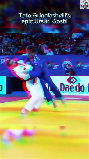 Masterful Utsuri Goshi: Witness Tato Grigalashvili's Incredible Skill! 🌪️ #shorts #judo