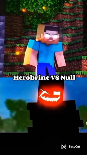 Herobrine VS Null #minecraft #shorts #trending