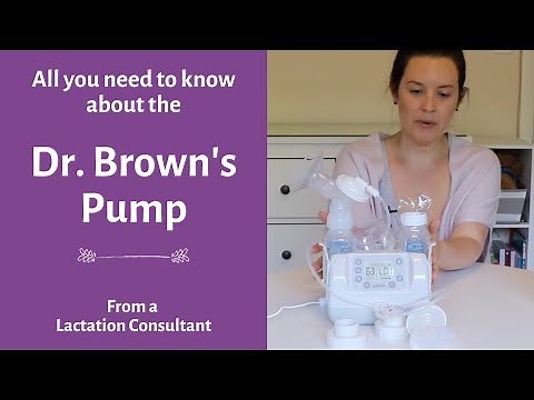 Dr Brown's Pump review, pump settings and assembly | Getting Started with Dr. Browns breast pump