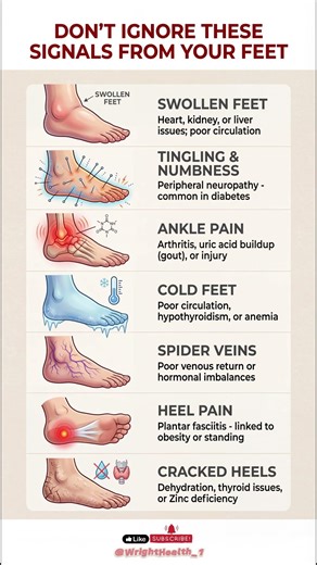 What Your Feet Reveal About Your Health 🦶⚠️