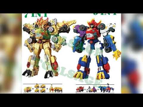 #Dino Core Ultra D-Buster Tyranno Dinosaur Transform Robot Combiner 5in1 / 7in 1 Action Figure No B