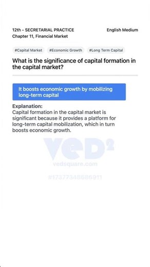 Capital Formation in Capital Market Explained