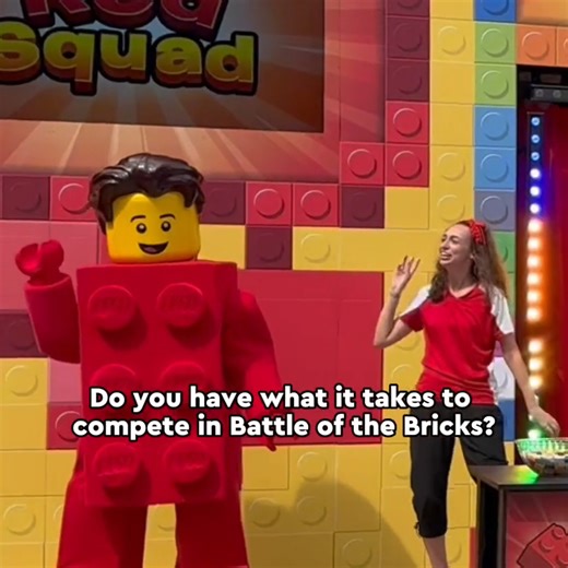 Comment whose side you're on: red ❤️ or blue 💙 ! ⬇️ Battle of the Bricks is only available until April 7 so don't miss out on this awesome show. 👏 Plan your visit with exclusive $29 Kids Tickets: https://legolandflorida.visitlink.me/YKTCkO | LEGOLAND Florida