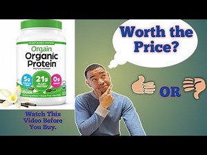 Orgain Organic Vegan Protein Powder Review | Vanilla Bean, 21g Plant-Based Protein