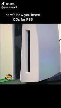 How To Insert A Disc Into A PlayStation 5!