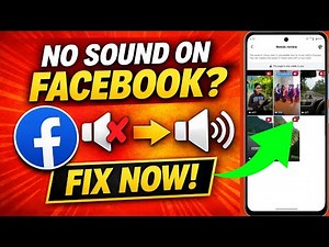 How to Fix Facebook Video No Sound | Reels Audio Unavailable Problem