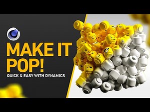 Playful ‘POP’ Dynamics | Cinema4D Tutorial