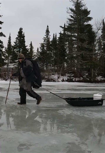Super LIGHT Ice Rod Bag! 🎣🧊💪🏼 #icefishing #winterfishing #fishingtackle