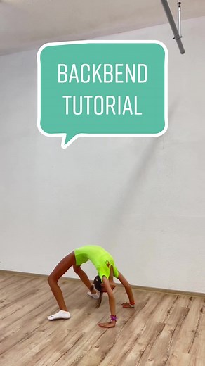 Backbend Tutorial for Beginners in Kids Gymnastics