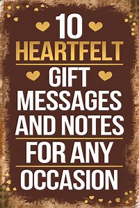 10 Heartfelt Gift Messages and Notes for Any Occasion to Make Your Gifts Unforgettable -