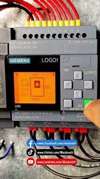 Función Lógica OR con LOGO SIEMENS #automatizacionindustrial #plc_programming #electricidad