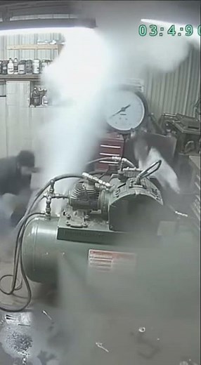 Air Compressor Explodes in ZZGARAGE