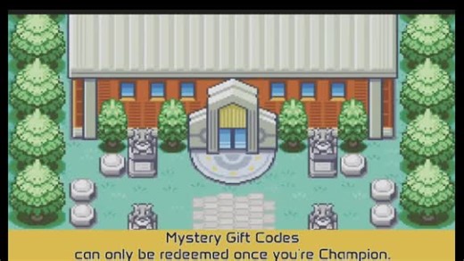 Códigos de Regalo Misterioso para Pokémon Radical Red v4.1