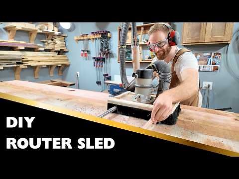 I Built a DIY Router Sled to Flatten Slabs - Is It Worth It?