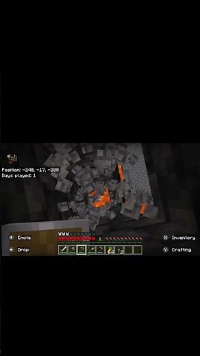 When You Forget the First Rule of Minecraft #neverdigstraightdown