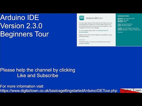 Arduino IDE Version 2.3.0 quick tour for beginners.