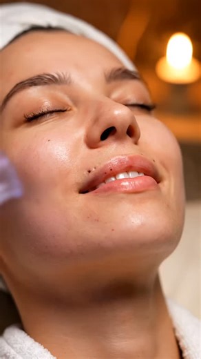 Zenpores on Instagram: "Dive into a highly satisfying Dermatology ASMR session focused on the upper lip sides, along the smile lines! Watch the blackhead suction from visible pores where blackheads naturally sit on the skin. This is a no-talking video, allowing you to focus completely on the visual and auditory triggers. A transparent blue-light pore vacuum gently presses onto the smile-line area, smoothly pulling blackheads upward—no gel, no liquid, only clean sebum plugs being lifted. The skin