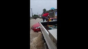 227K views · 1.6K reactions | Four people were rescued from a vehicle in The Belle, St Michael today. (Guest Video) | The Nation Barbados | Facebook