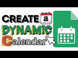 Google Sheets: Create a Dynamic Calendar (SEQUENCE Function)