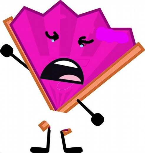 Inanimate insanity baby pink fan crying like baby Kate from Arthur