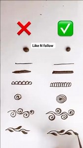 Basic Mehandi designs