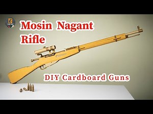 Push the Shell | Diy Cardboard Rifle | Mosin Nagant M91/30