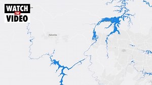 Timelapse shows true scale of flood disaster