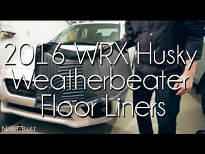 2016 Subaru WRX Husky Liners Weatherbeater Floor Liners