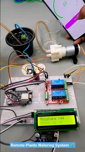 Grow Greener Plants with This ESP8266 Watering System 🌳 #diy #arduino #how #sensor #shorts #garden